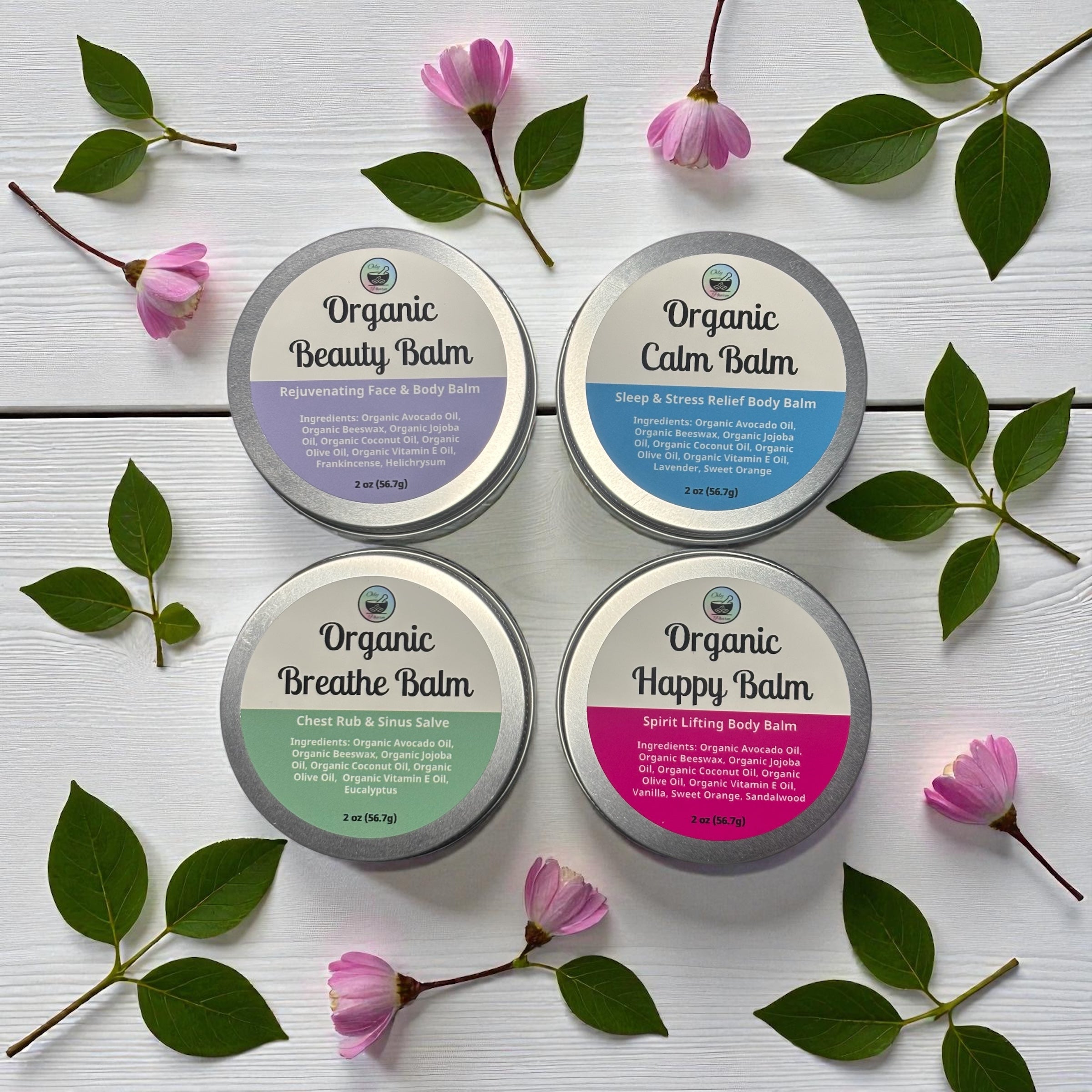 Organic Face & Body Balms – Oily Pharm